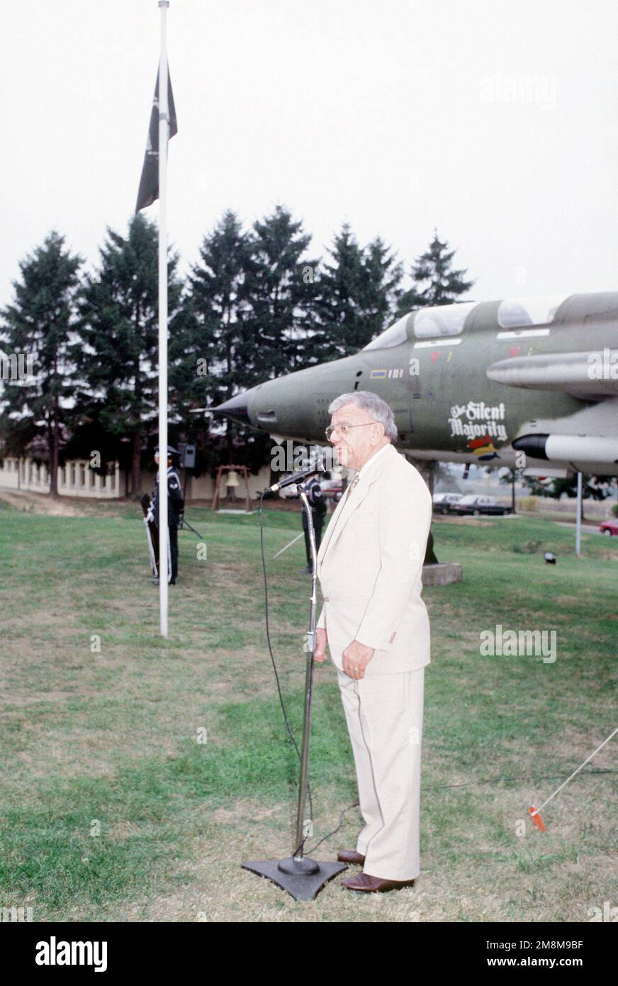 Lieutenant Colonel (Ret) Robert Altee, guest speaker and former POW ...
