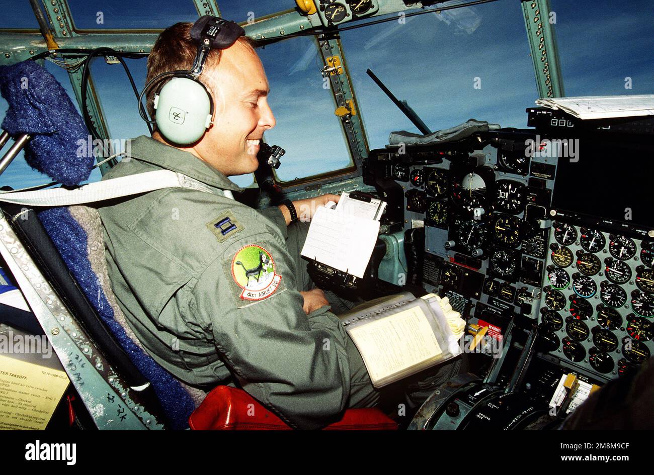 Captain Mike Pinkam pilot and aircraft commander with the 41st Airlift ...