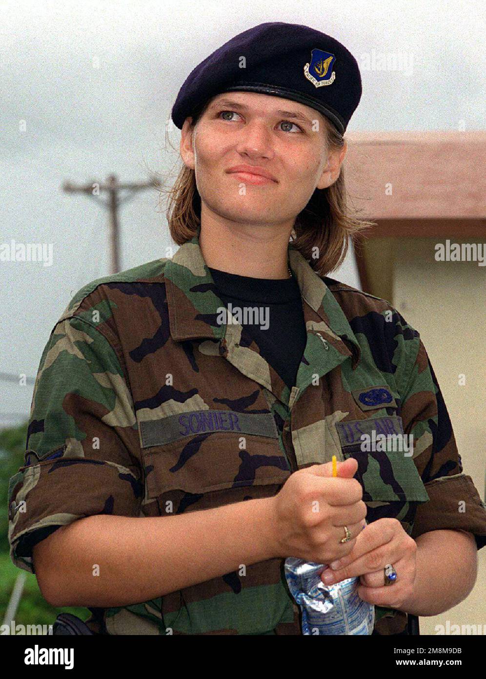 US Air Force AIRMAN Michelle L. Sonier from the Security Police ...