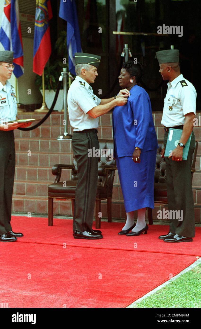 GEN. Wesley K. Clark, Commander in CHIEF US Southern Command pins a ...