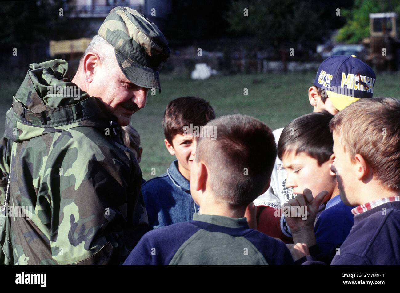 U.S. Army SGT. MAJ. Jim Parker of the Implementation Force (IFOR ...