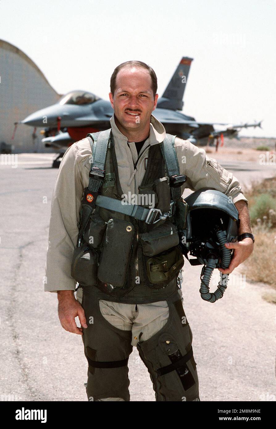 CAPT. Doug Schaare, F-16CJ pilot assigned to the 389th Fighter Squadron ...