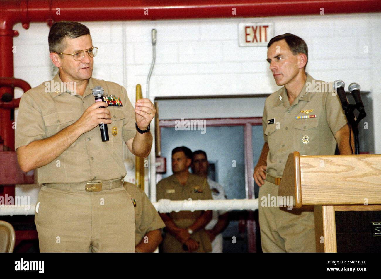 MASTER CHIEF PETTY Officer of the Navy (MCPON) John Hagan and US NAVY ...