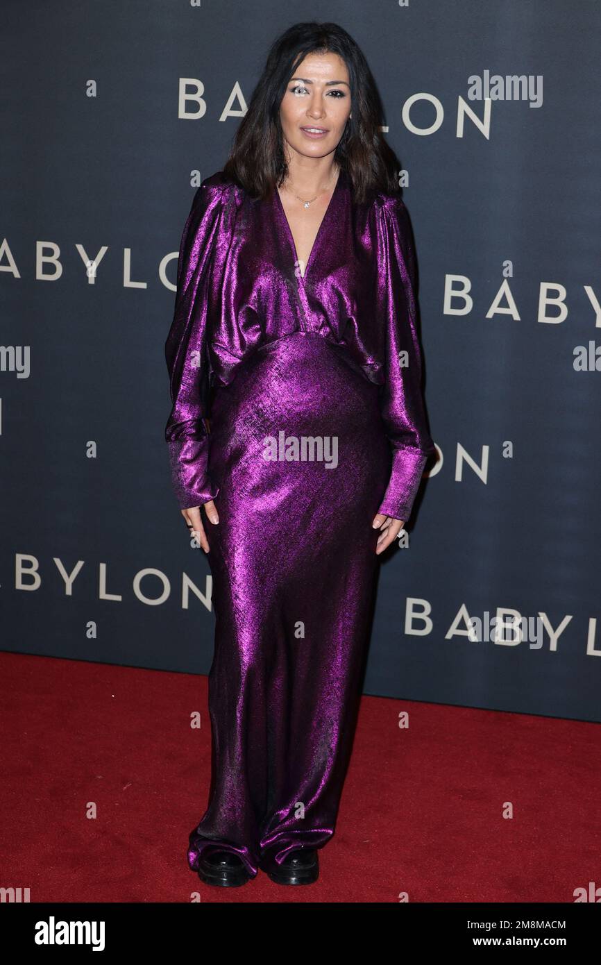 Paris, France. 14th Jan, 2023. Karima Charni attends Babylon Premiere ...