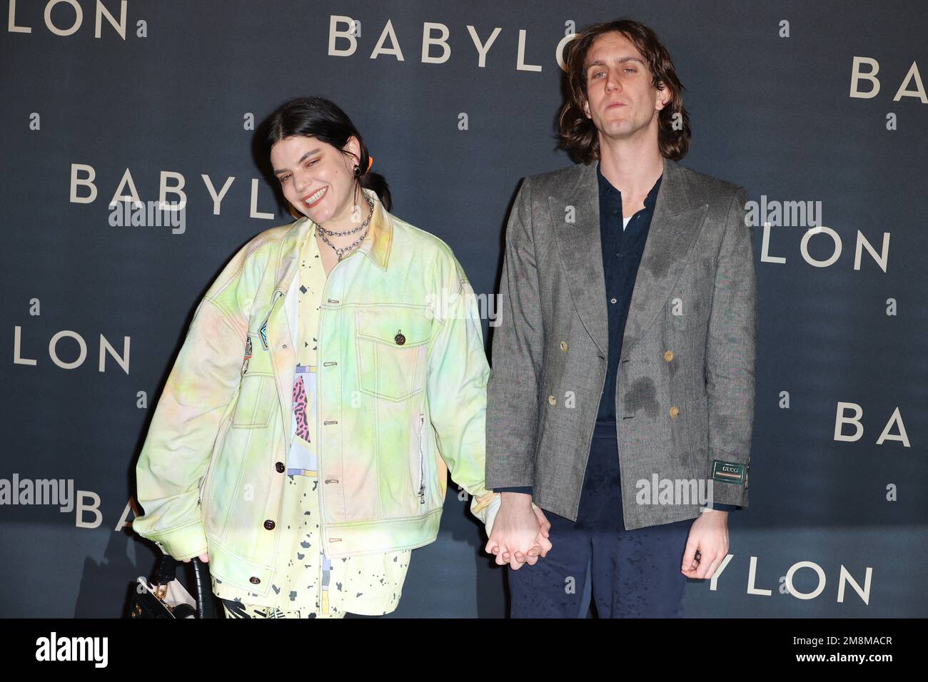 Paris, France. 14th Jan, 2023. Soko and Patrick de Parcels attends ...