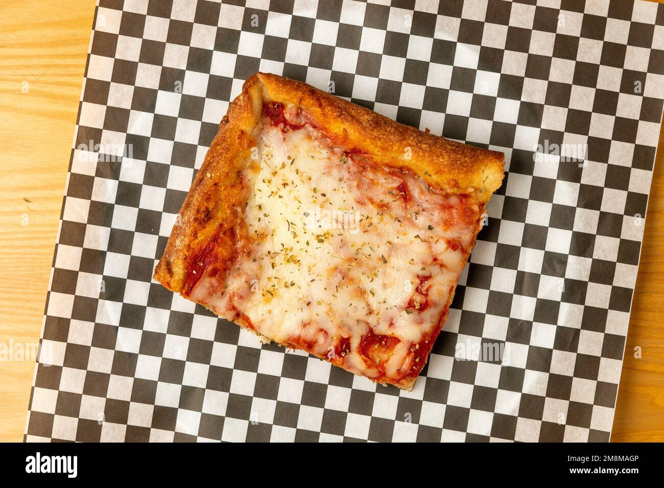 Sicilian slice of pizza Stock Photo - Alamy