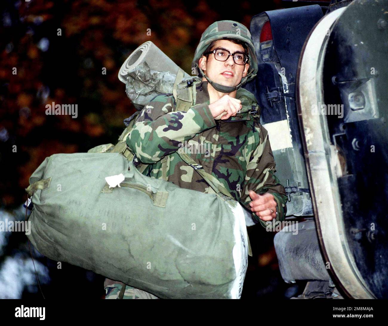 US Army SPECIALIST, Fourth Class Phillip Jarvis from the 1ST Battalion ...