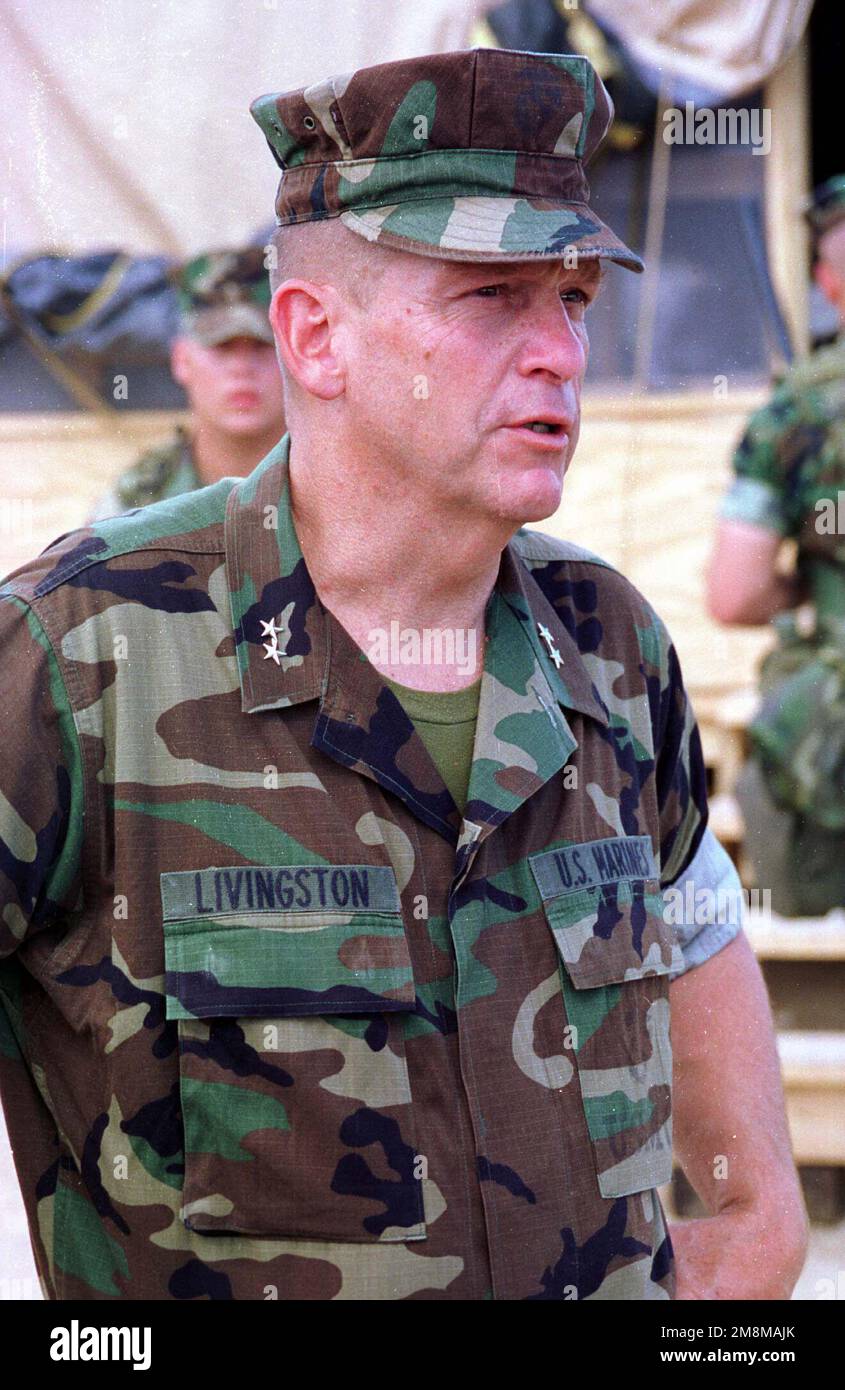 MAJ. GEN. Lawrence H. Livingston, Commanding General, 2d Marine ...