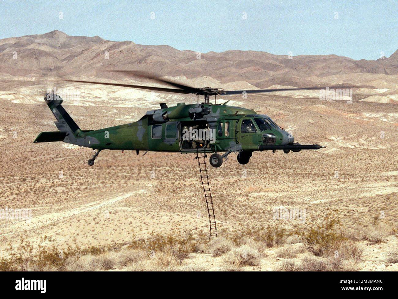 HH-60Gs from the U.S. Air Force Fighter Weapons School, Nellis AFB, Nev ...