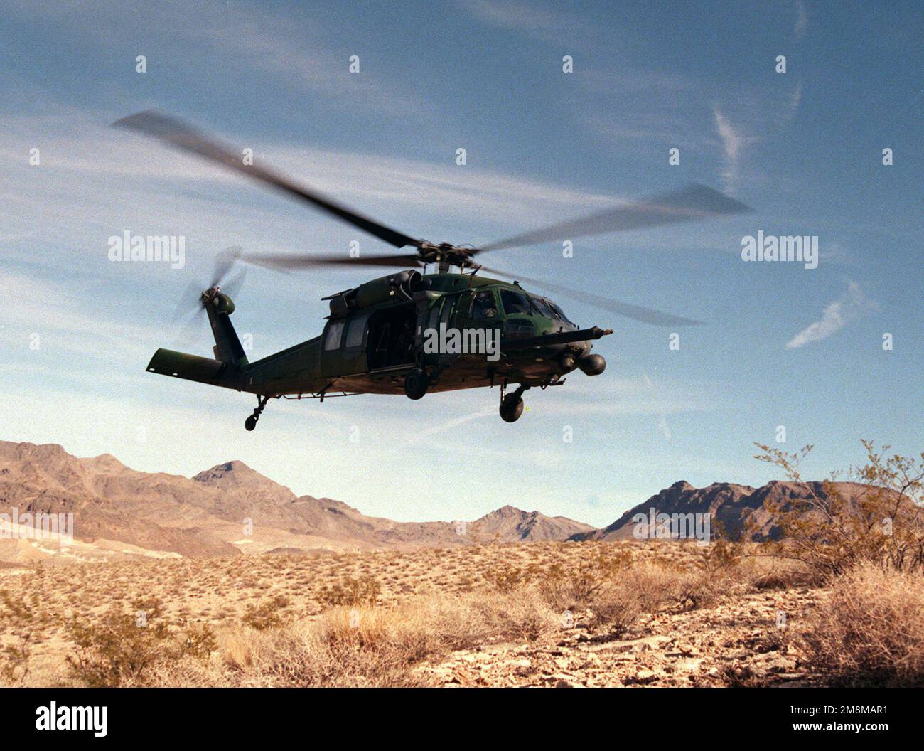 HH-60Gs from the U.S. Air Force Fighter Weapons School, Nellis AFB, Nev ...