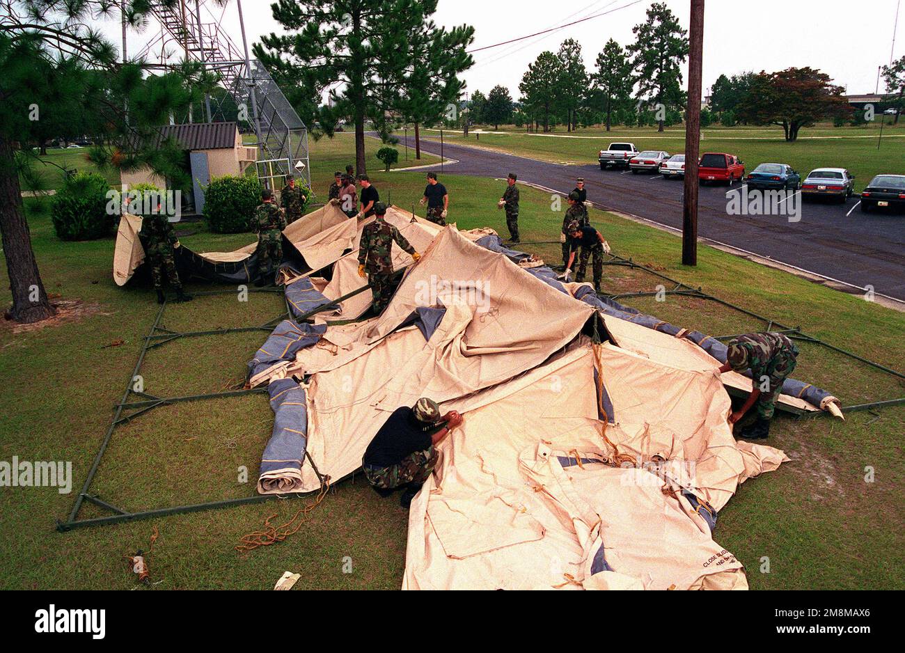 Squadron operations tent hi-res stock photography and images - Alamy