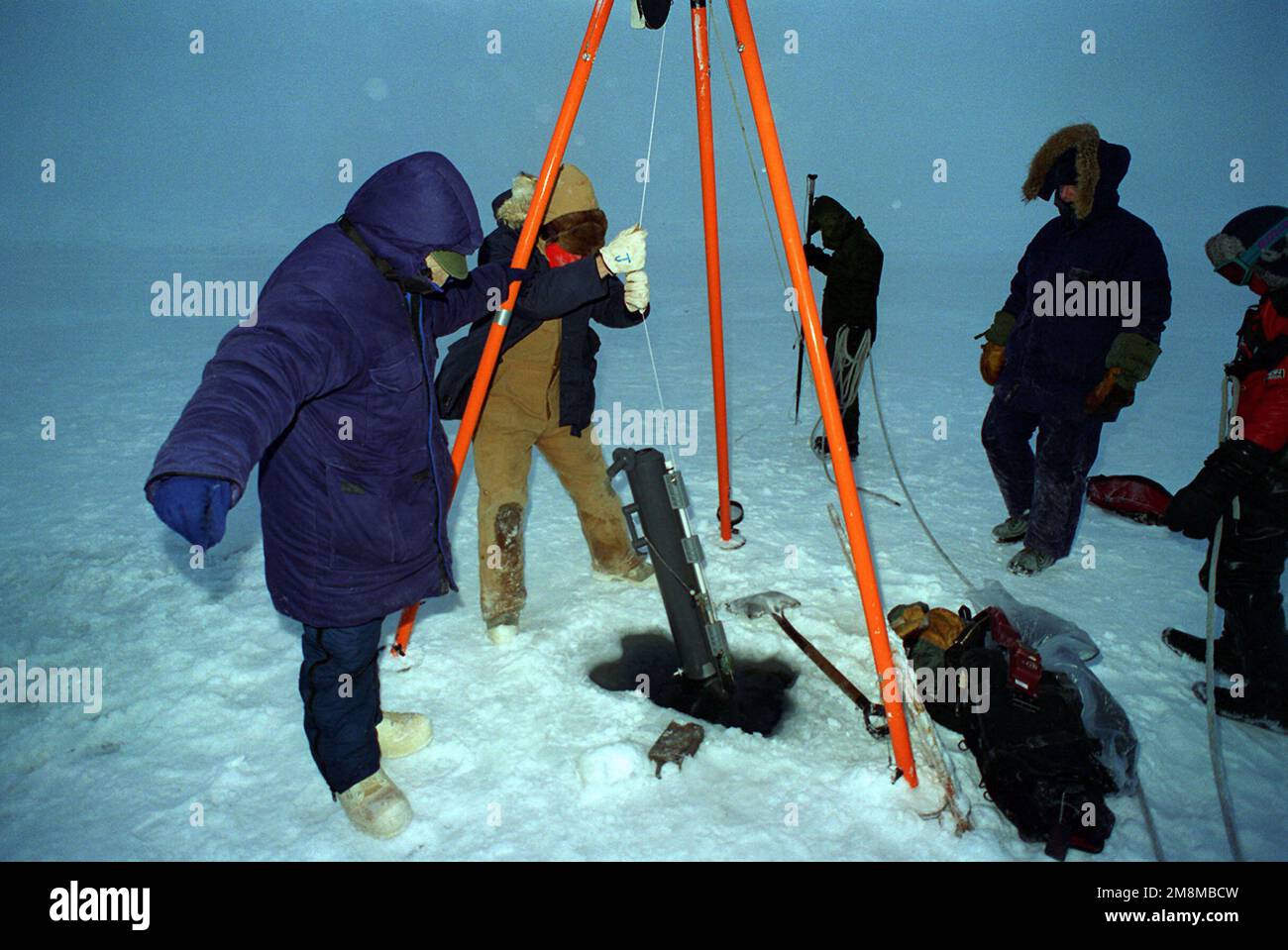 Scientists embarked on board the U.S. Navys attack submarine USS POGY ...