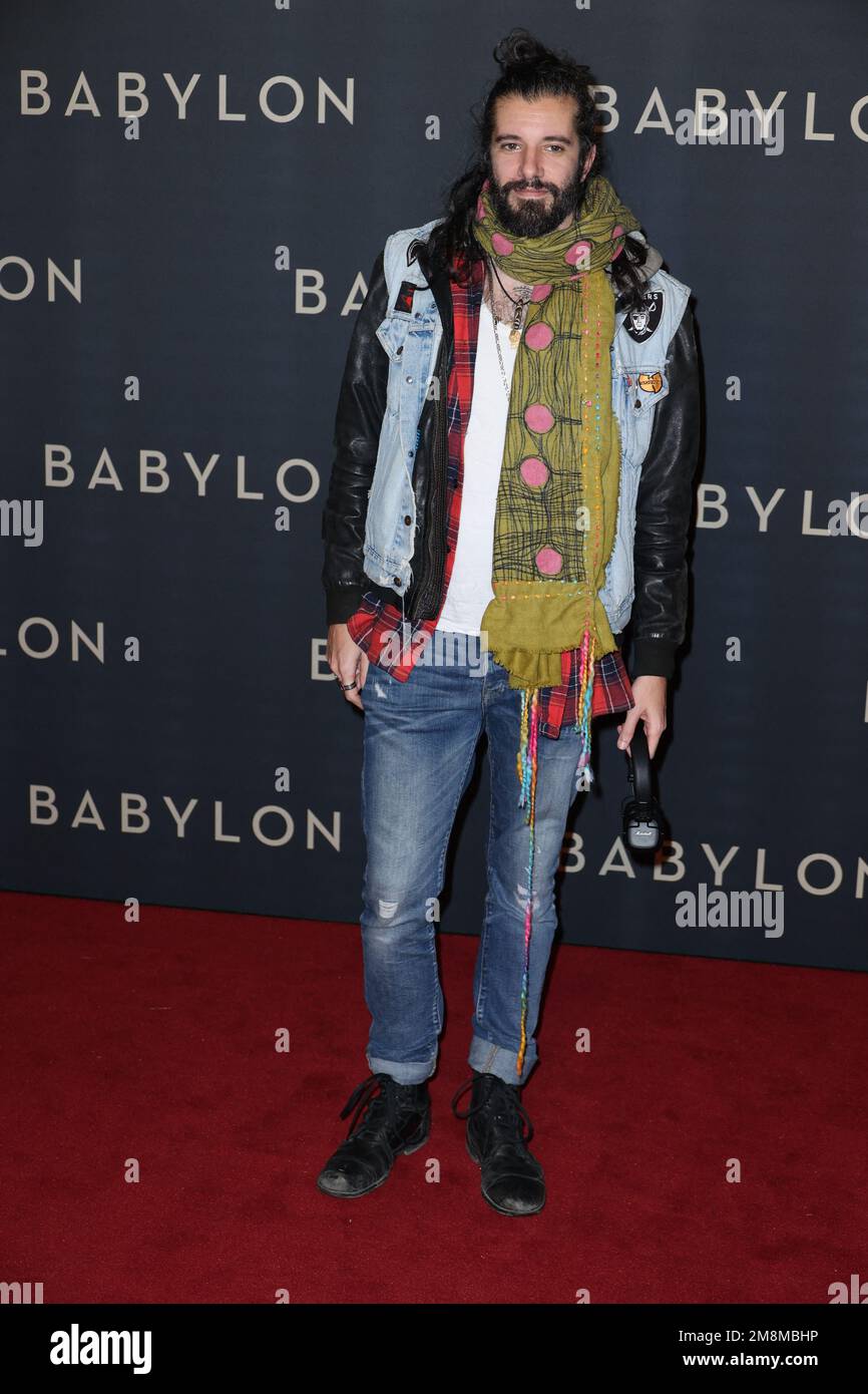 Paris, France. 14th Jan, 2023. Benjamin Waxx attends Babylon Premiere ...