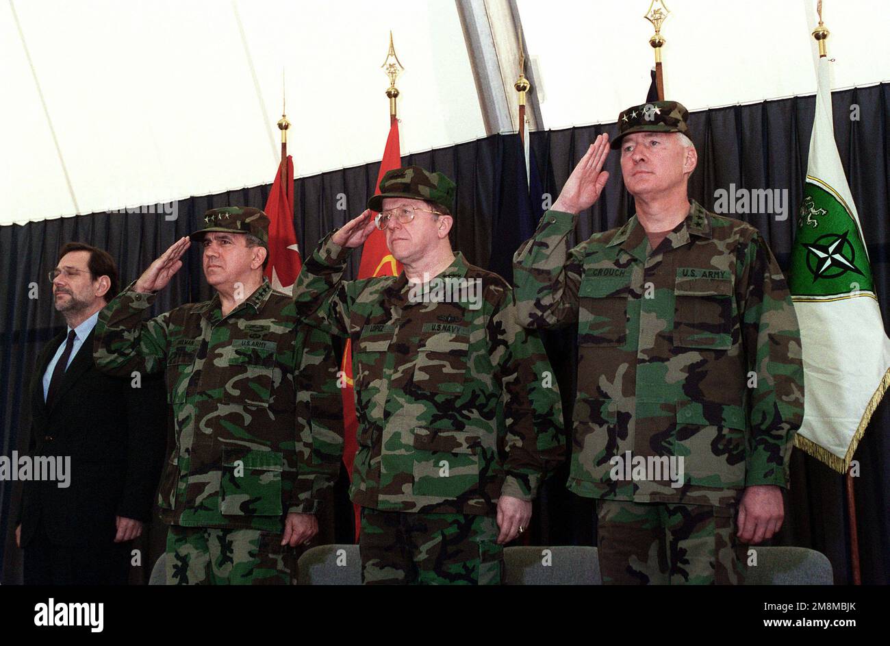 During Operation JOINT ENDEAVOR (from left to right) Secretary General ...