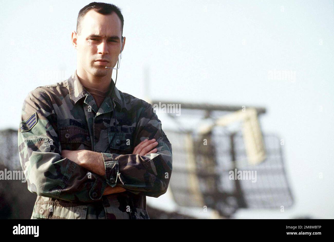 US Air Force SENIOR AIRMAN Parker, an Air Traffic Controller, 27th ...