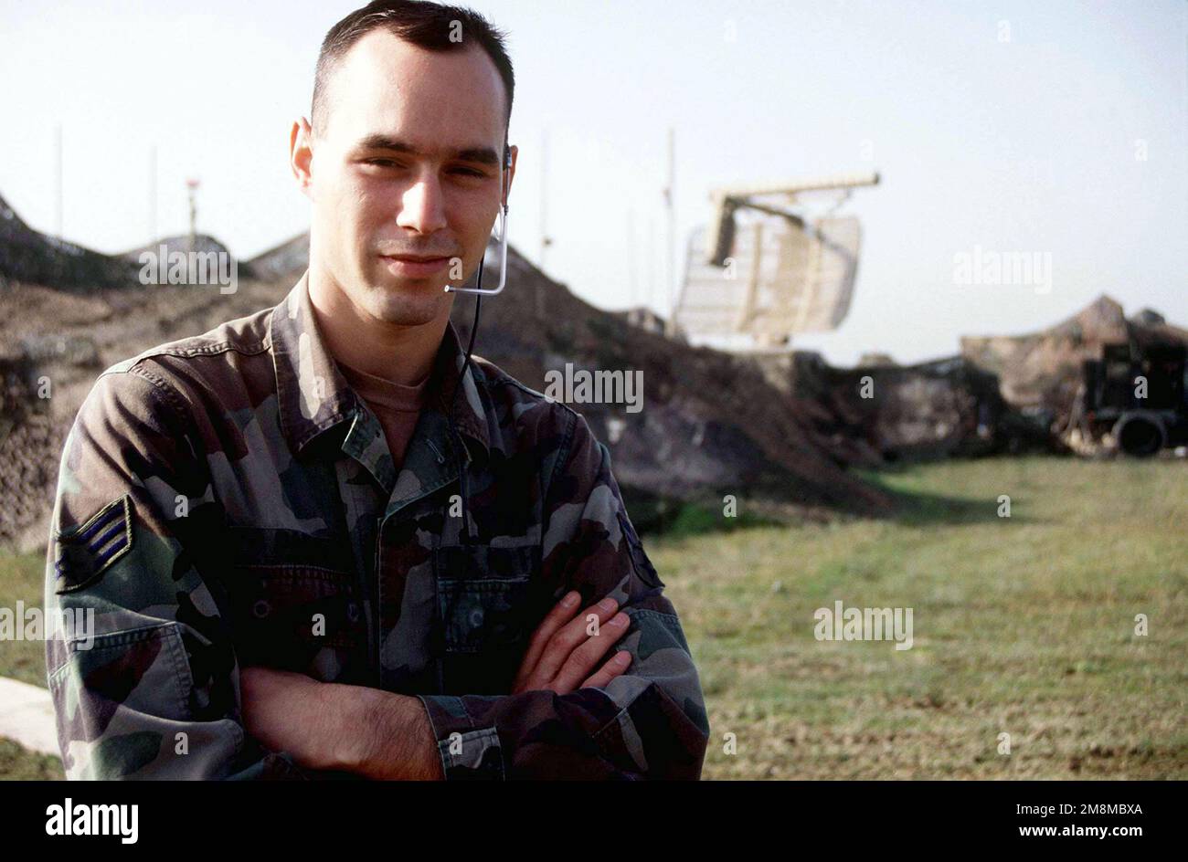 US Air Force SENIOR AIRMAN Parker, an Air Traffic Controller, 27th ...