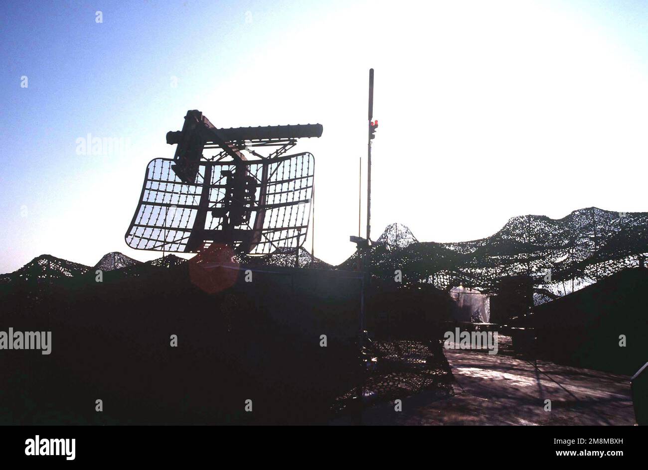 An AN/TPN-24 Airfield Surveillance Radar (ARS) antenna, part of the AN ...