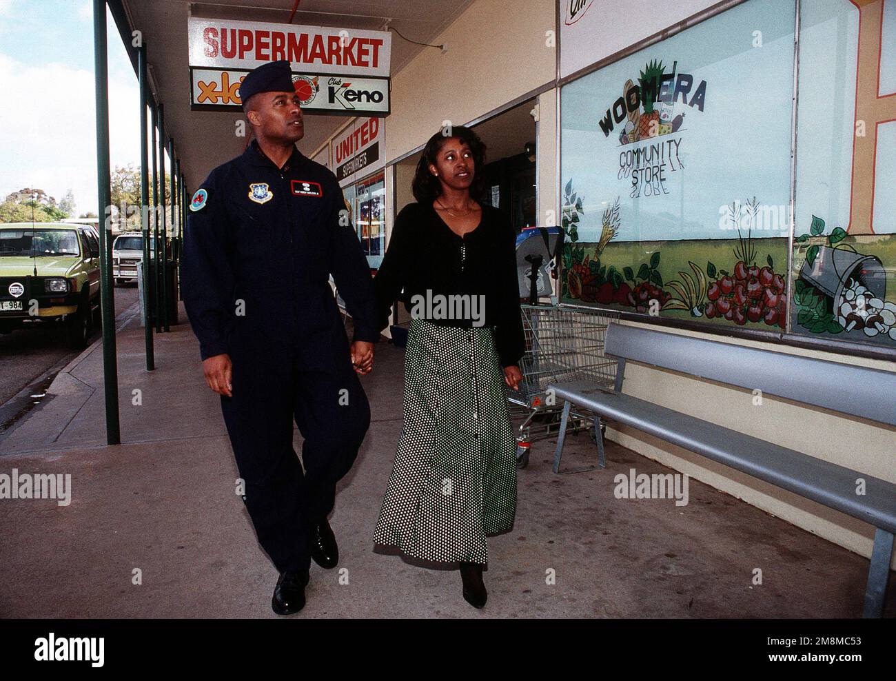 MASTER Sergeant Robert Burleson Jr. and his wife, Gloria, go shopping ...