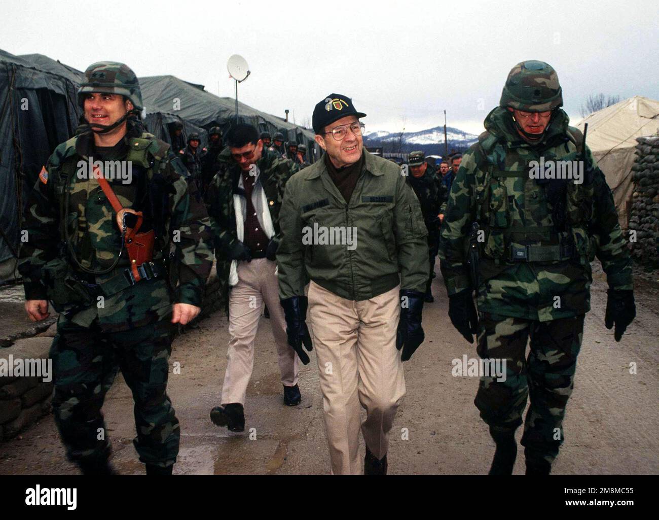 The Honorable Secretary of Defense William Perry (center), US Army ...