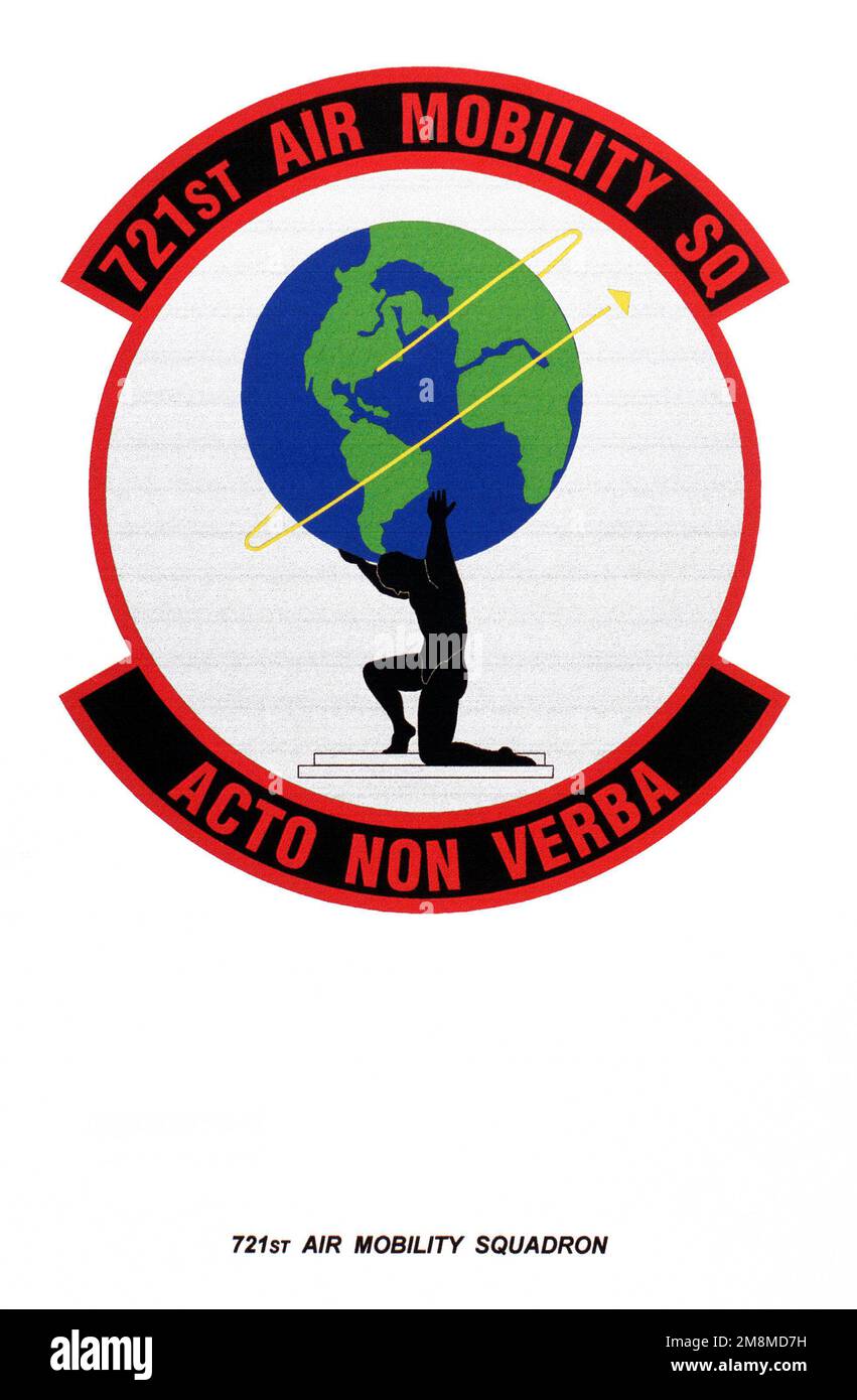 Air Force Organizational Emblem: 721st Air Mobility Squadron, Air ...