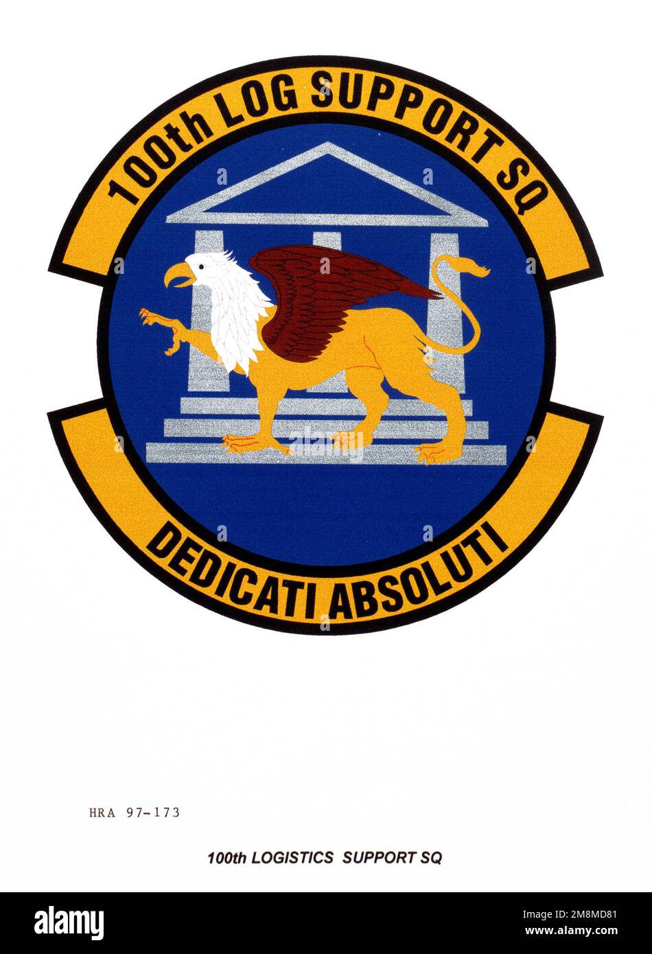Air Force Organizational Emblem: 100th Logistics Support Squadron ...