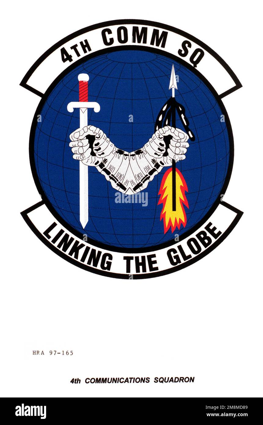 Air Force Organizational Emblem: 4th Communications Squadron, Air ...