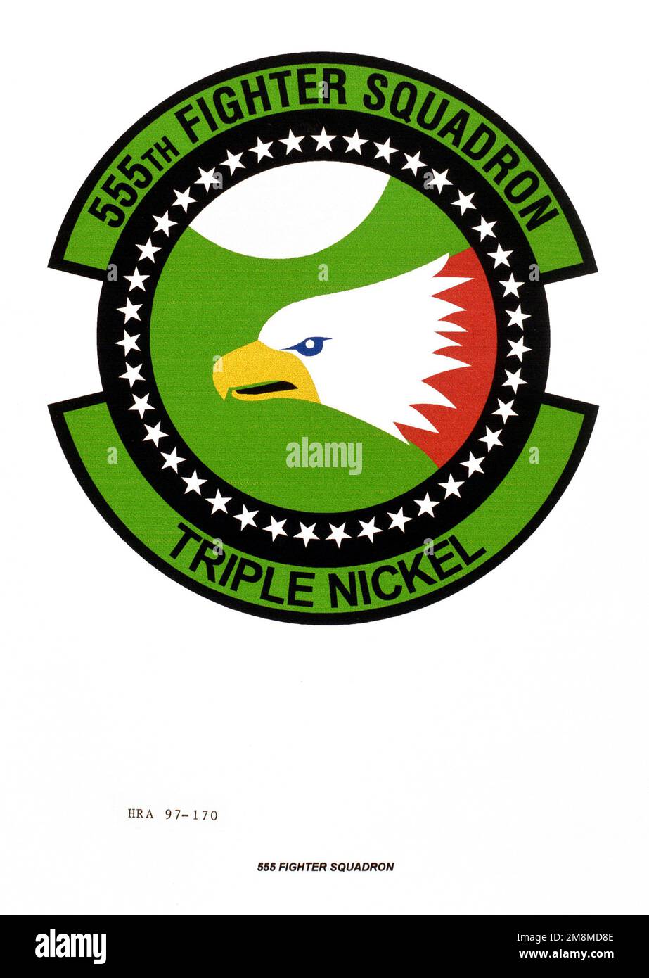 Air Force Organizational Emblem: 555th Fighter Squadron, United States ...