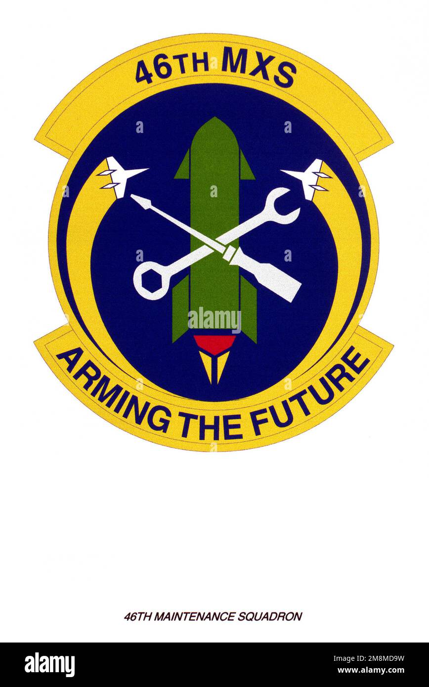 Air Force Organizational Emblem: 46th Maintenance Squadron, Air Force ...
