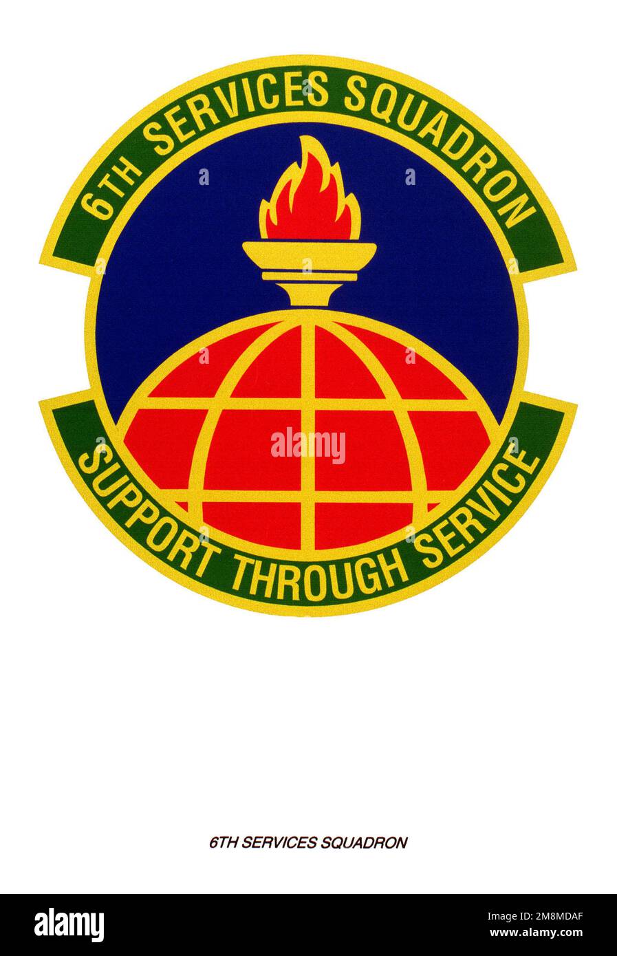 Air Force Organizational Emblem: 6th Services Squadron, Air Mobility ...