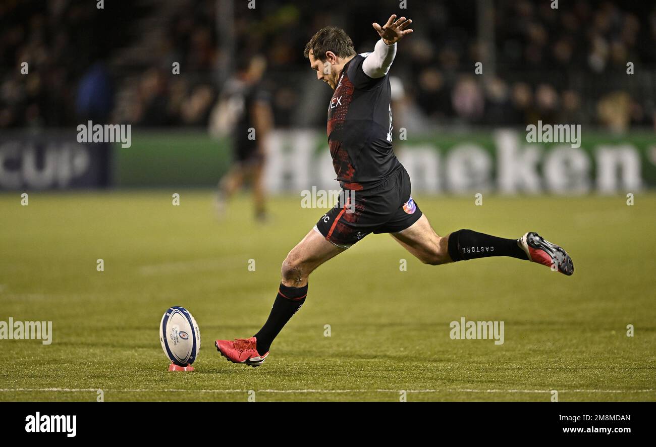 Barnet, United Kingdom. 14th Jan, 2023. EPCR Challenge Cup. Saracens V ...