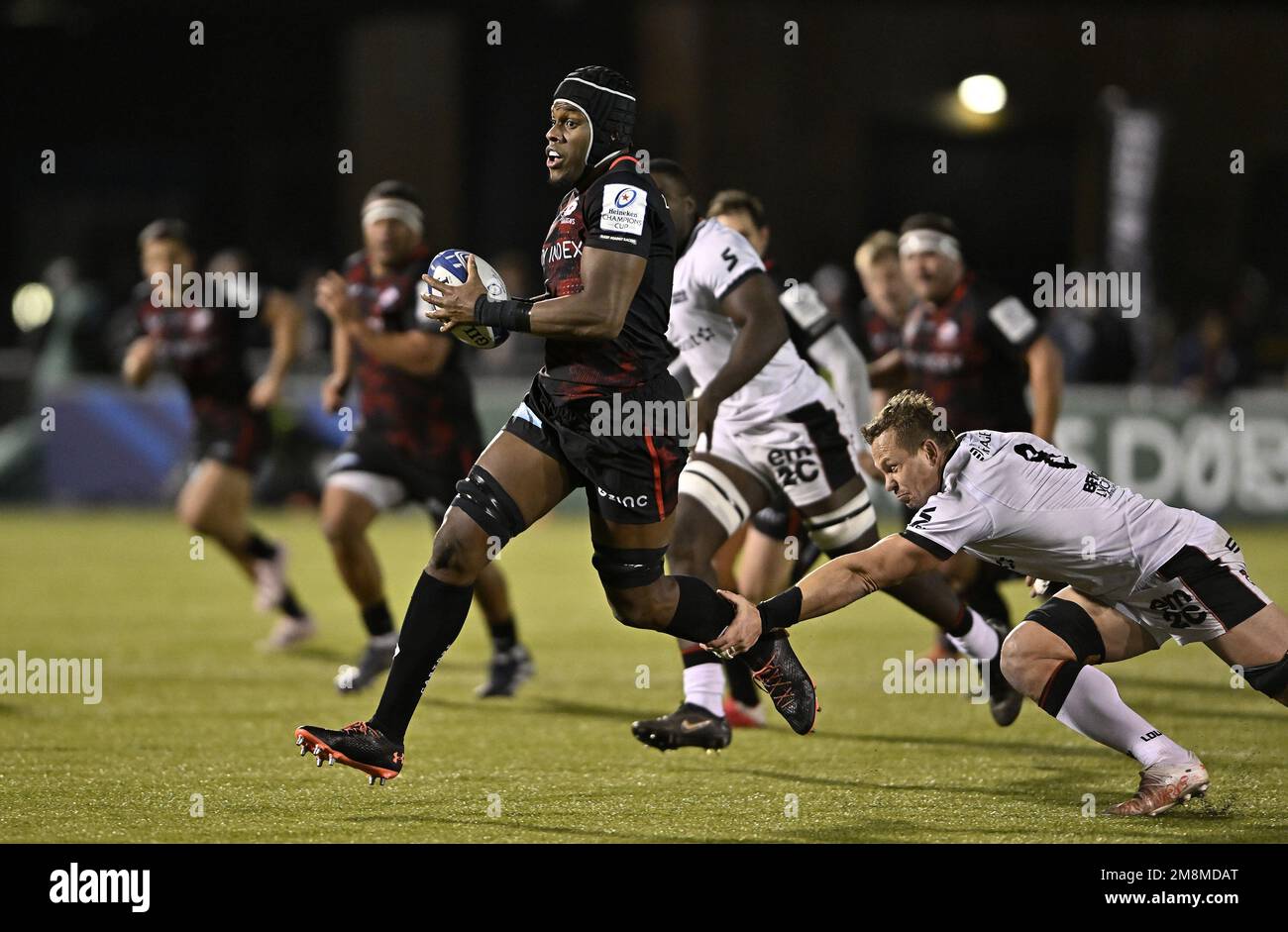 Barnet, United Kingdom. 14th Jan, 2023. EPCR Challenge Cup. Saracens V ...