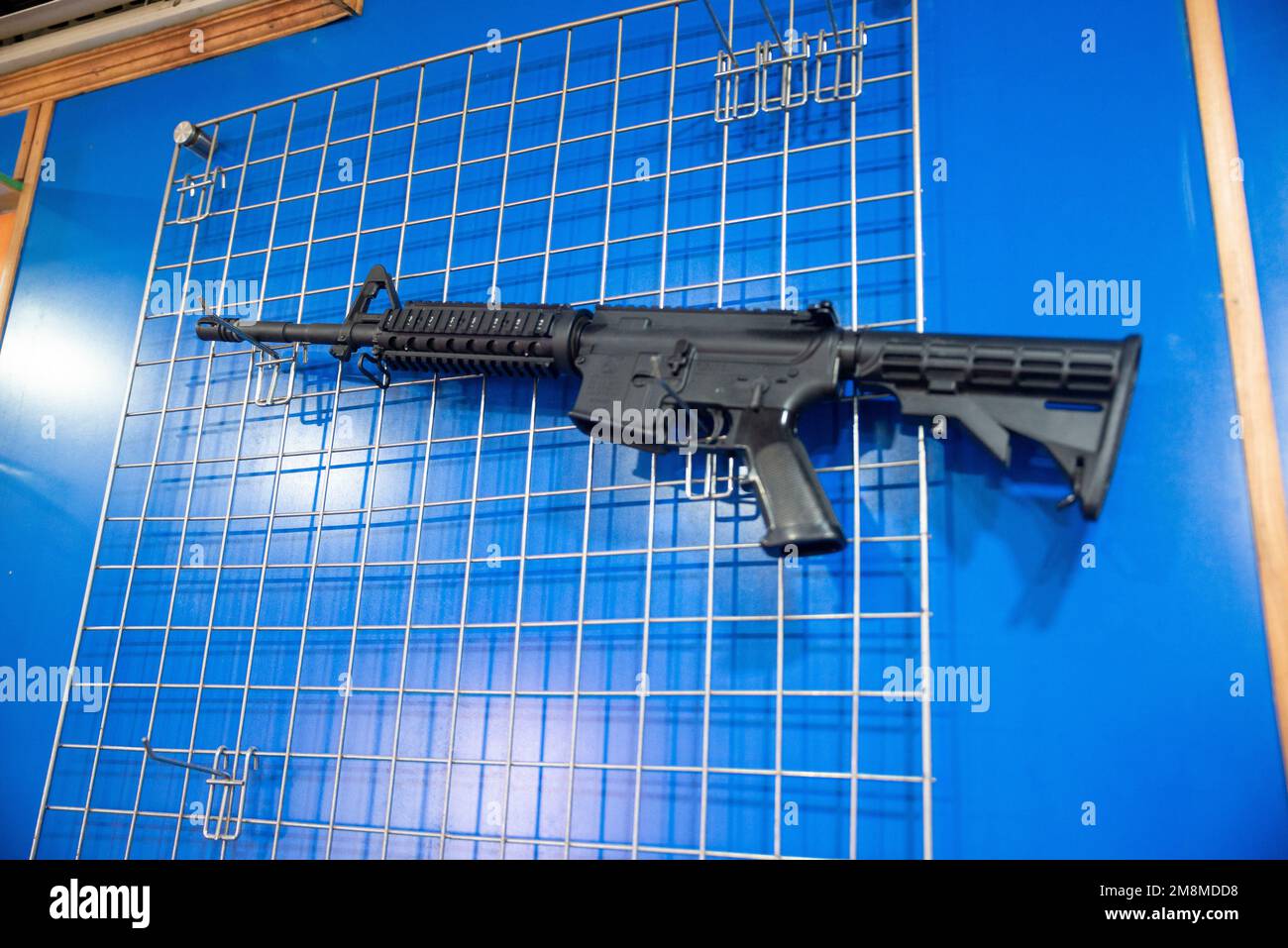 Assault gun ehibited on sale in a weapon factory, Peshawar, Pakistan ...