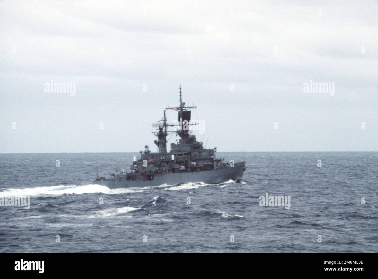 Mar 1992...The guided missile cruiser USS JOUETT (CG-29), after topping ...