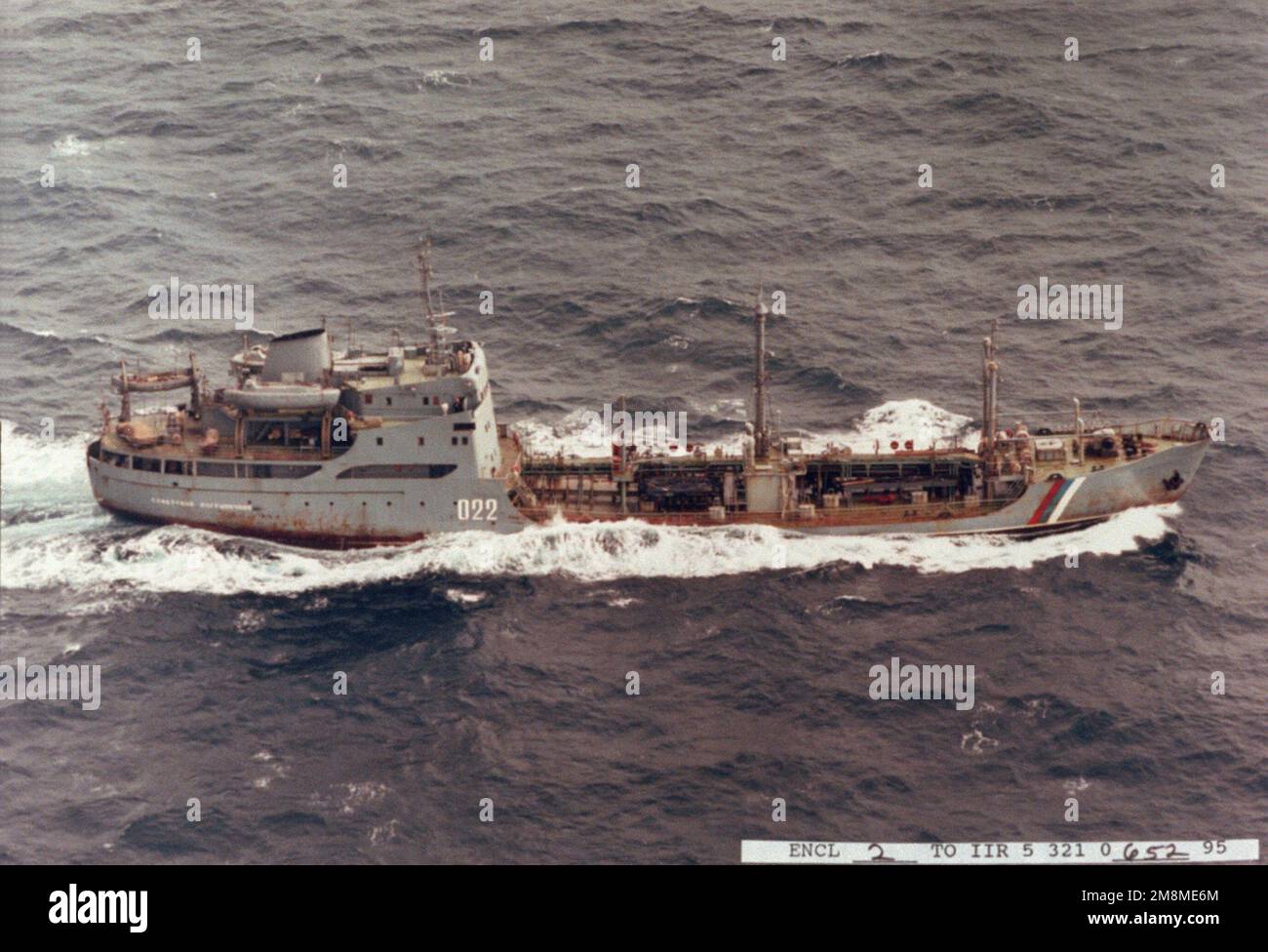 March 1995...Aerial starboard side view of the Russian Border Guard ...
