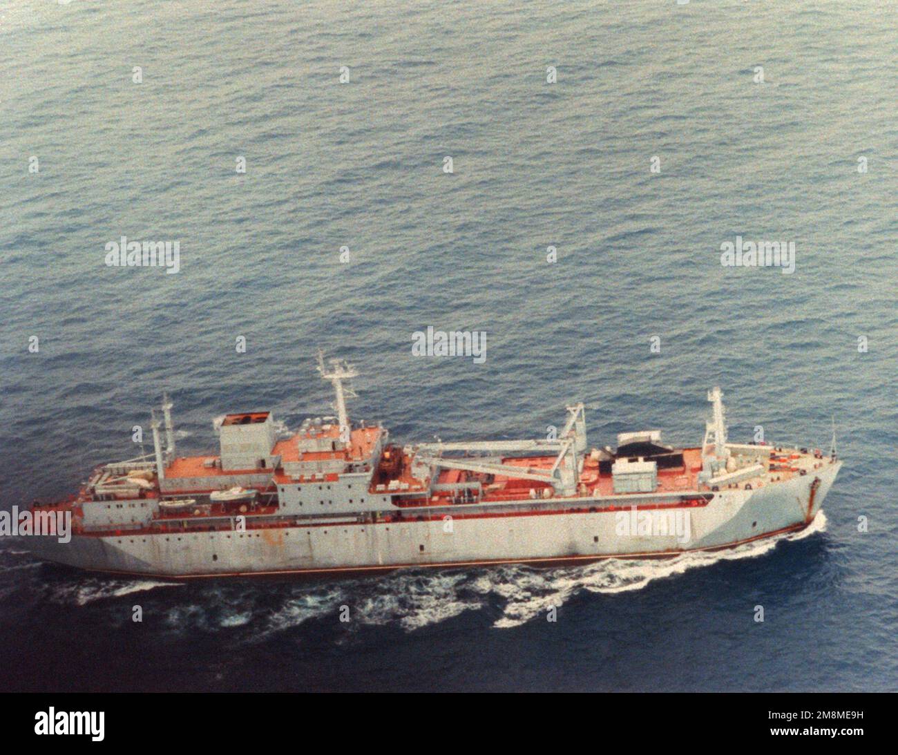 July 1995...Aerial port side view of the Russian Yuriy Godin class ... July 1995...Aerial port side view of the Russian Yuriy Godin class ...