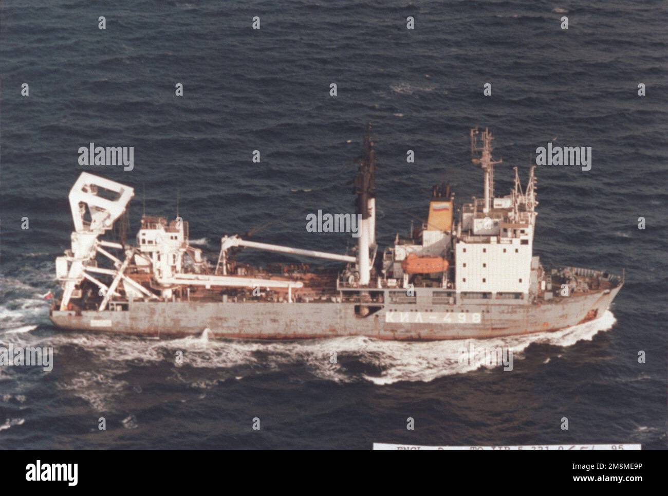 March 1995...Aerial starboard side view of the Russian Navy Pacific ...