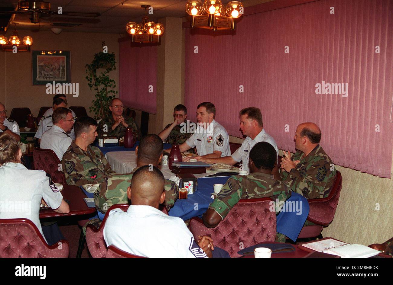 The Top 3 Association spends breakfast time talking to CHIEF MASTER ...