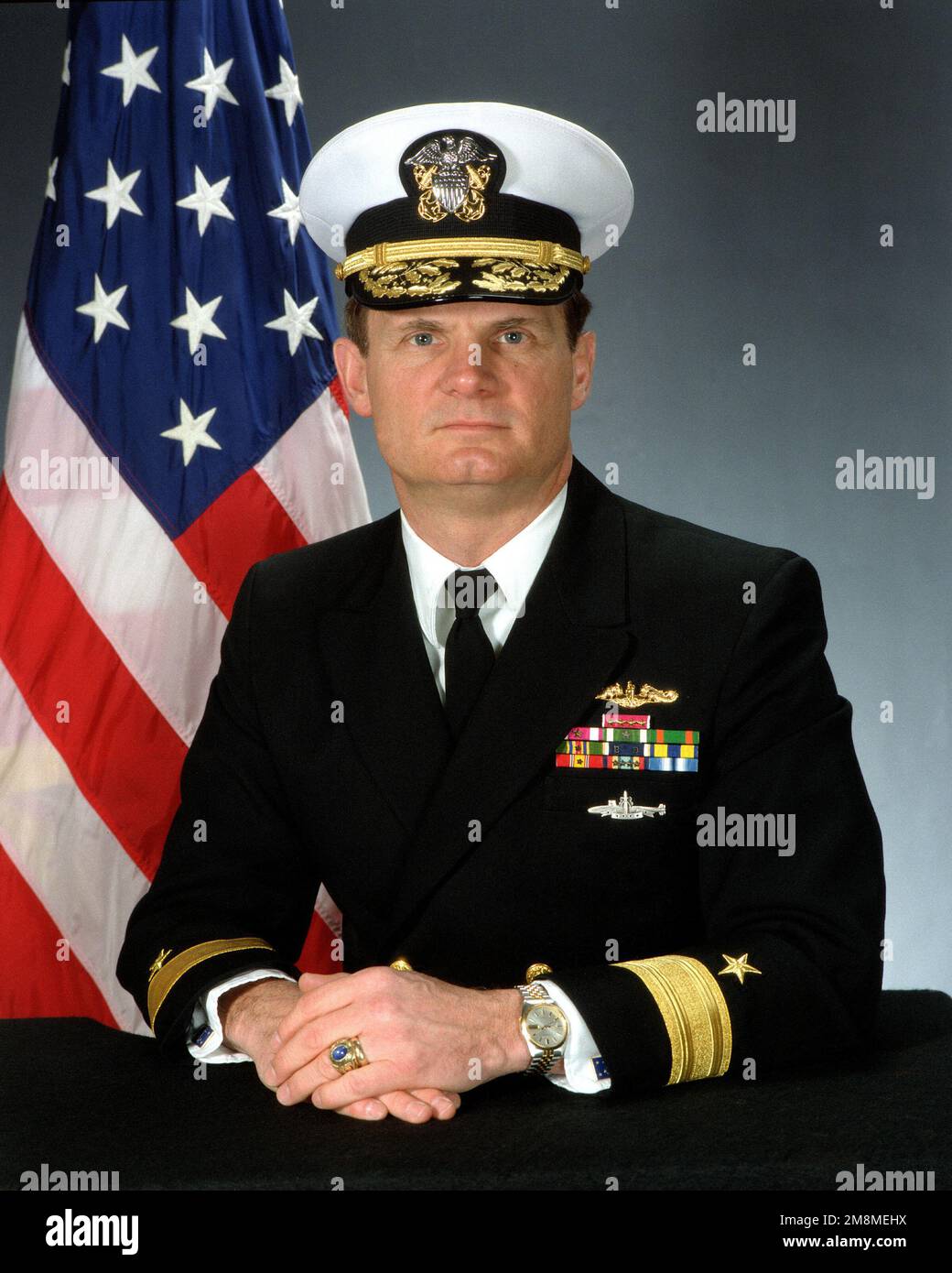 Rear Admiral (lower half) James W. Metzger, USN. Base: Washington State ...