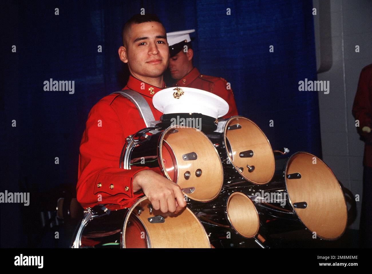 US Marine Corps Corporal (CPL) Anthony Perez a member of the Marine ...