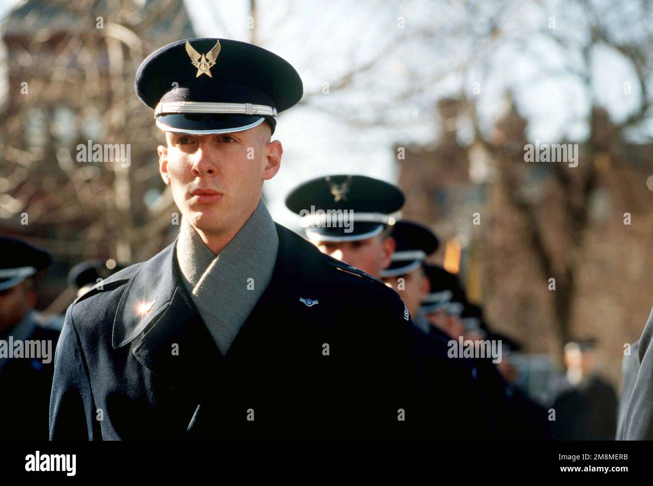 US Air Force AIRMAN Marcus Kyle, an Air Force Honor Guard member ...