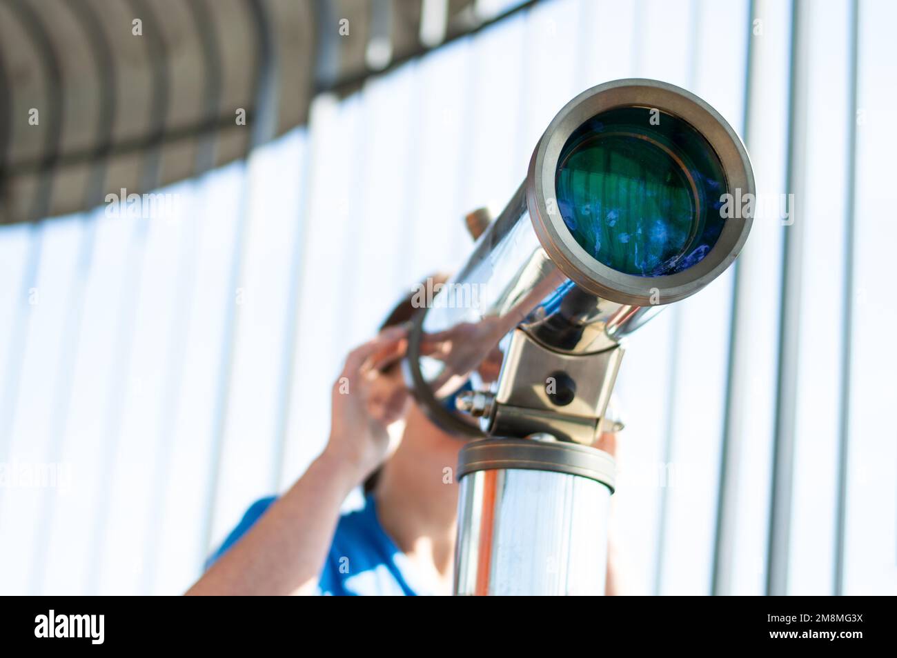 Astronomer telescope woman hi-res stock photography and images - Alamy