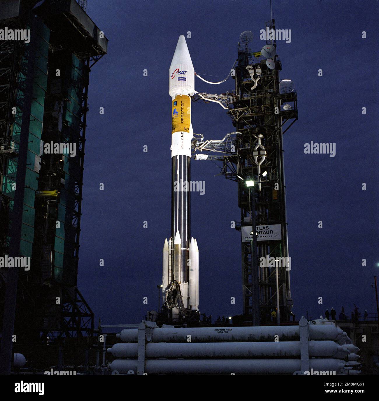 A Lockheed Martin ATLAS IIAS, designated AC-127, carrying a JCSAT ...