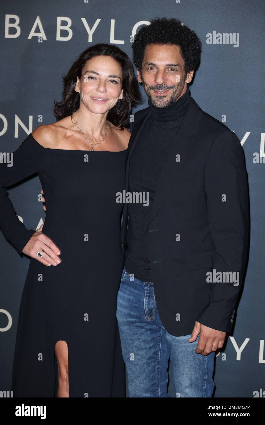 Paris, France. 14th Jan, 2023. Sandra Sisley and Tomer Sisley attends ...