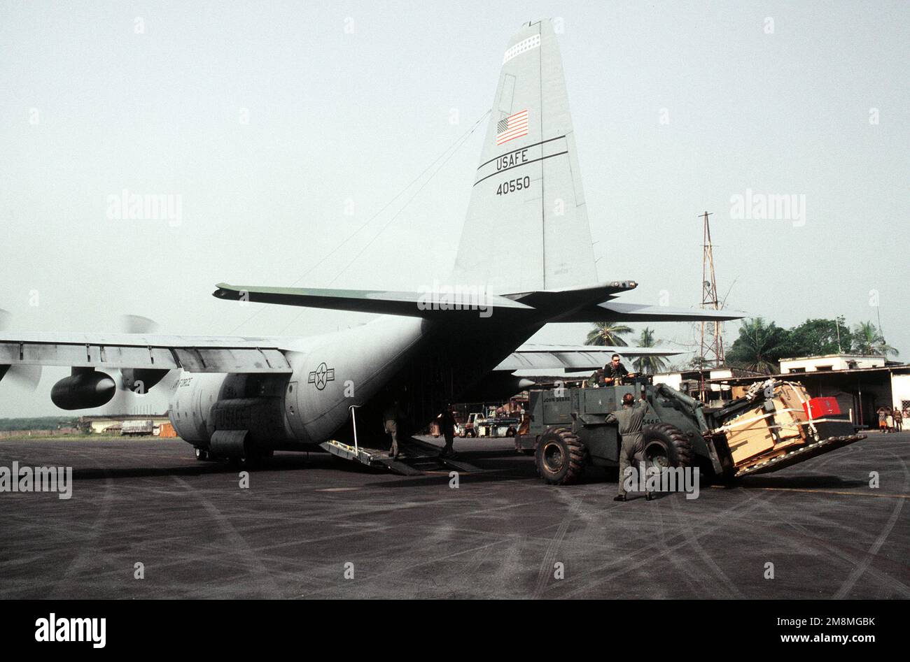 U.S. Air Force personnel from the 86th Airlift Wing from Ramstein Air ...