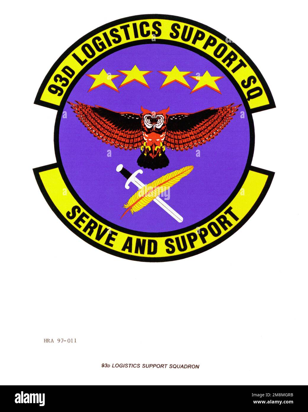 Air Force Organizational Emblem: 93rd Logistics Support Squadron, Air ...