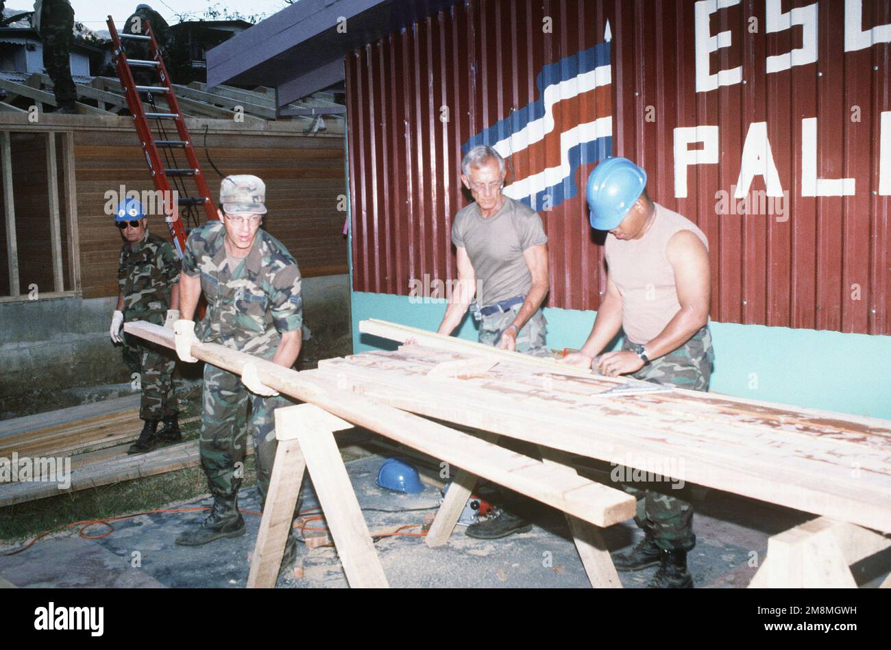 Members of the 169th Civil Engineering Squadron, McEntire Air National ...
