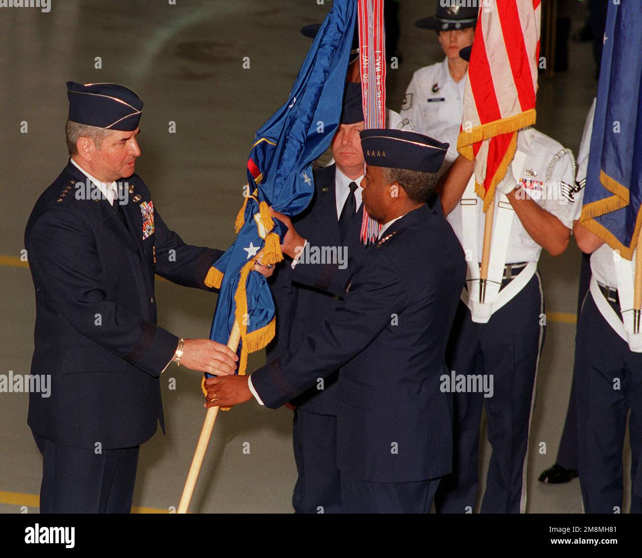 Flag ceremony randolph afb hi-res stock photography and images - Alamy