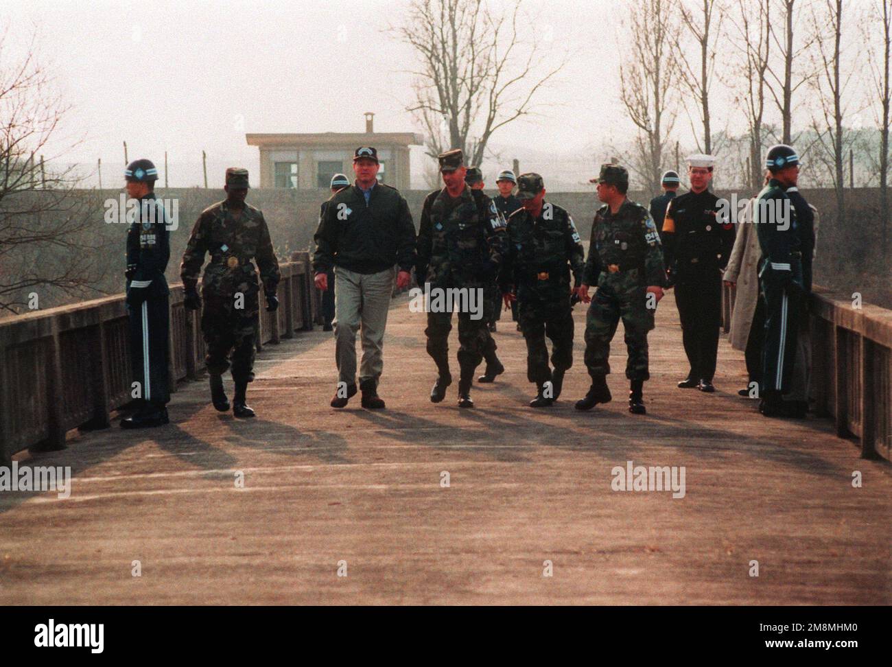 This is the Bridge of NO Return, half of which belongs to North Korea ...