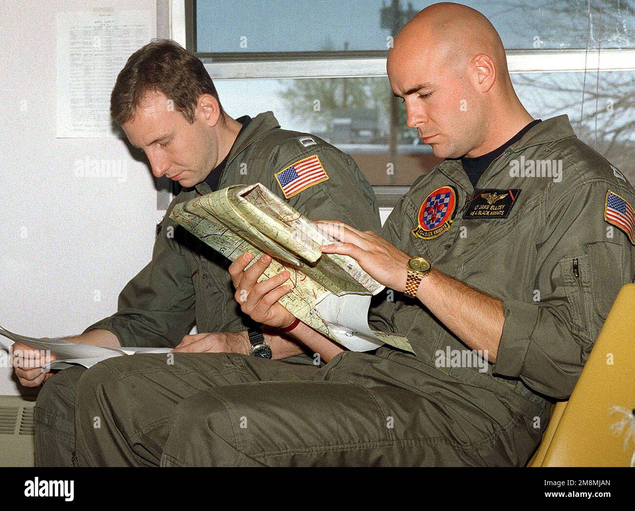 970420-F-8006R-004. [Complete] Scene Caption: Lieutenant Jake Ellzey, a ...