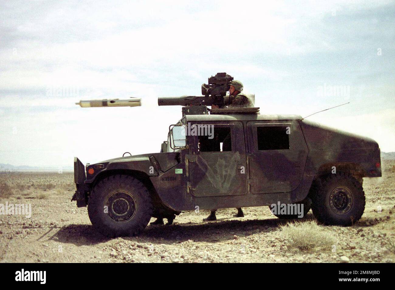 US Marine Corps Air Ground Combat Center (MCAGCC). A wire guided Tube ...
